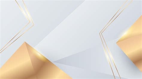 Современный белый и золотой абстрактный фон абстрактная геометрическая форма фон из белого