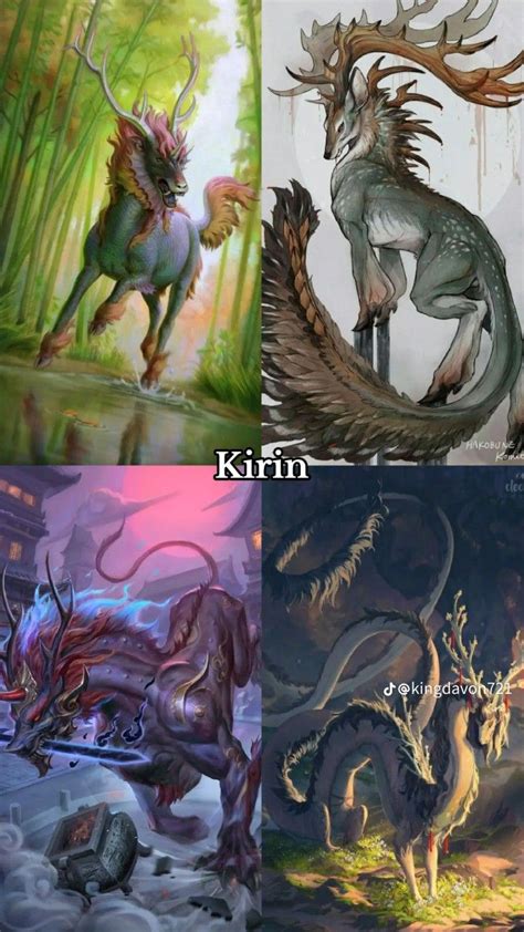 Kirin Names Mythical Creatures In Real Life Mythic Creatures Art