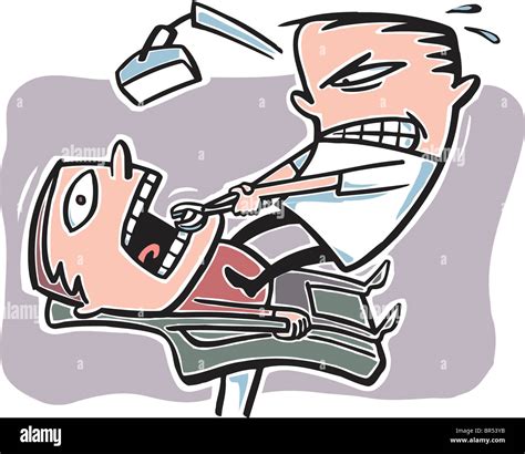 Teeth Pulling Cartoon