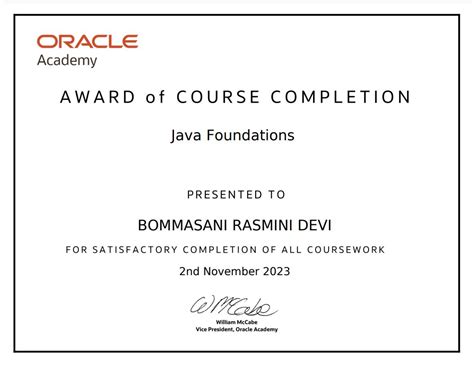 Bommasani Rasmini Devi On Linkedin Ceo Oracle Javafoundations