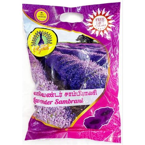 Mythili Sambrani Big Size Sambrani With Rose Marikolundu Lavender