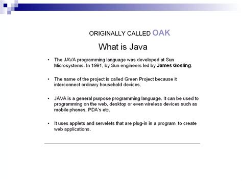 Chapter 1 Introduction To Java Technology Ppt