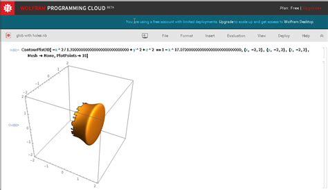 Plotting How Can I Avoid These Defects In Contourplot3d Output On Wpc