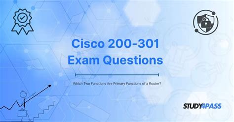 which two functions are primary functions of a router