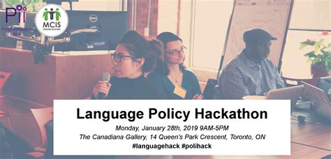 the what why who and how of the language policy hackathon part i