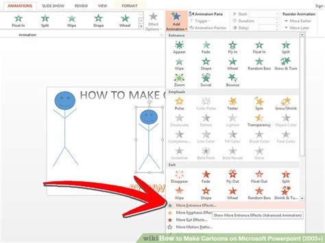 how to make cartoons on microsoft powerpoint 2003 6 steps