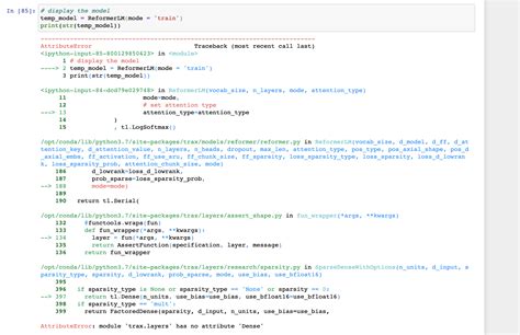 issue in c4w4 unq 4 reformerlm nlp with attention models