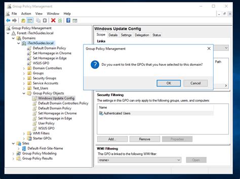 Group Policy Windows Updates Server 2016 Configure GPO For WSUS