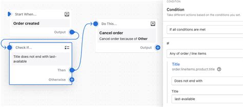 Shopify Help Center Conditions In Shopify Flow