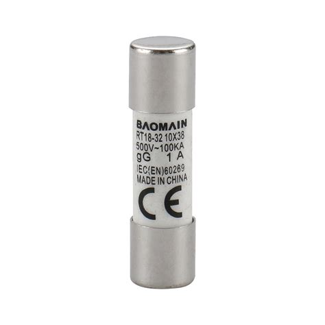 Fuse Link Rt18 32 Rt14 Rt18 R015 Cylindrical Ceramic Tube 10x38mm 500v Ce Listed Baomain