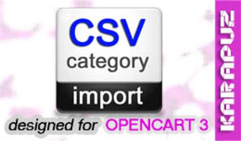 Csv Category Import Opencart 3 Csv Category Import Opencart 3