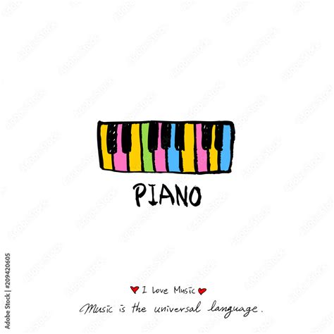 음악회 포스터 손으로 그린 음악 일러스트 素材庫向量圖 Adobe Stock