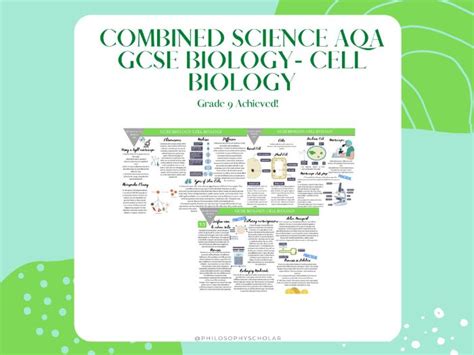 Gcse Biology Combined Science Aqa Paper 1 Revision Notes Teaching Resources