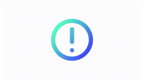 animated warning gradient ui icon