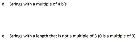 Solved Draw Deterministic Finite Acceptors For The Following Chegg