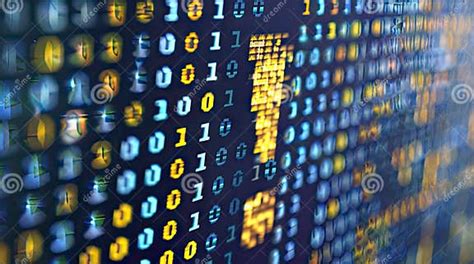 Techno Matrix Data Encryption Unleashed Stock Image Image Of Numbers