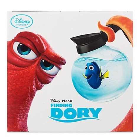 Disney Finding Dory Hank Snowglobe Collectible Toy With Sparkles In