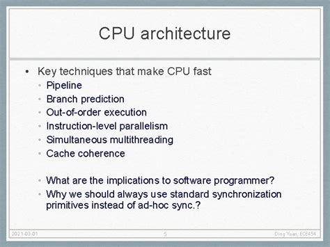 ECE Computer Systems Programming Final Review Ding