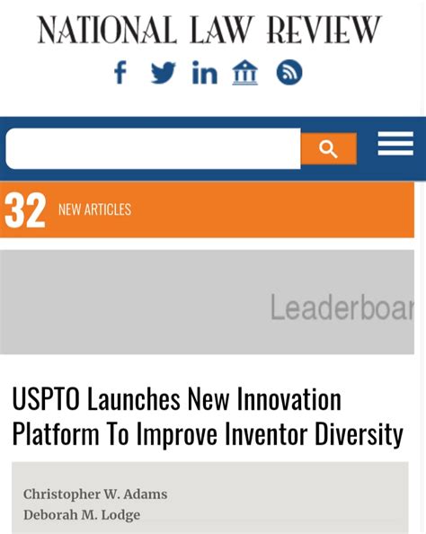 Uspto Launches New Innovation Platform To Improve Inventor Diversity