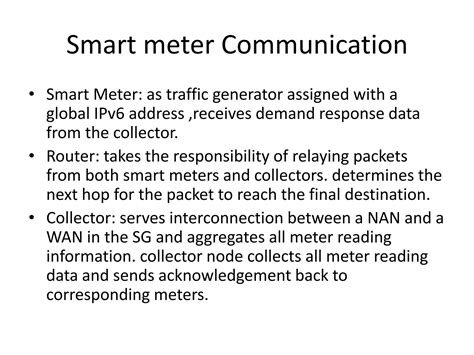 Smart Metering Infrastructure Architecture And Analytics Pptx
