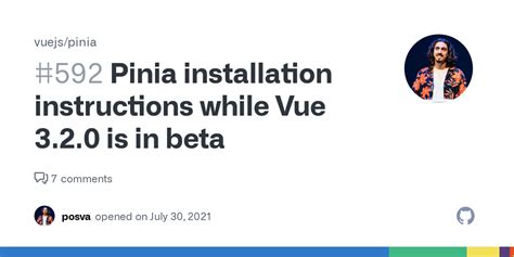 Pinia Installation Instructions While Vue Is In Beta Issue Vuejs Pinia GitHub