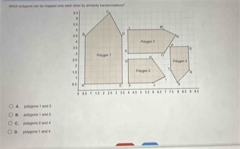 Solved Which Polygons Can Be Mapped Onto Transformations A Polygons