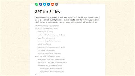 GPT For Slides Pricing Reviews Alternatives AI Companion