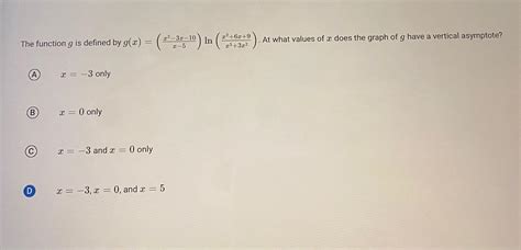 Solved The Function G Is Defined By Chegg Com