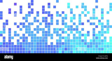 Abstract Vector Square Pixel Mosaic Background Blue Stock Vector Image And Art Alamy