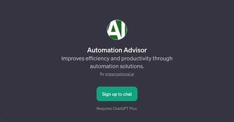 Automation Advisor Automation Advice Taaft