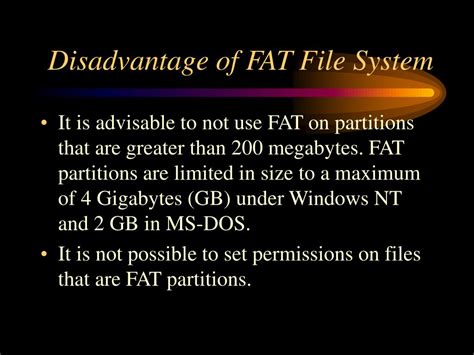 PPT Window NT File System PowerPoint Presentation Free Download ID