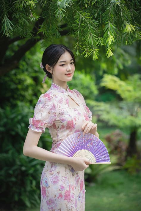 검은 머리 검정 드레스 경치가 좋은 고요한 긴 머리 녹색 드레스 대나무 동양 동향 라이프스타일 문화 문화적