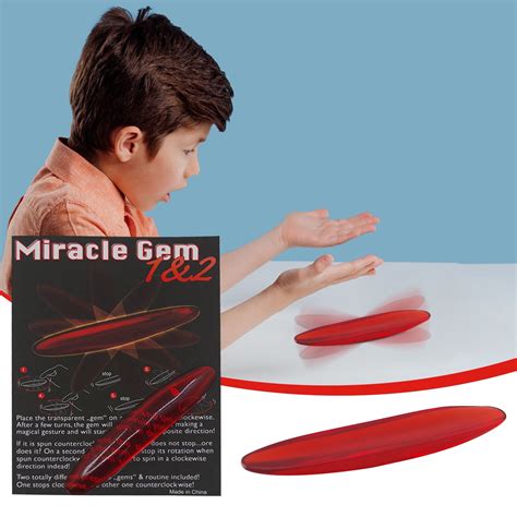 Magic Spinning Rattleback Physics Toy Science Trick Spinner Optical