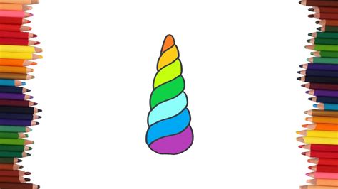 Dibujo De Cuerno De Unicornio Para Imprimir Imagen Para Colorear The