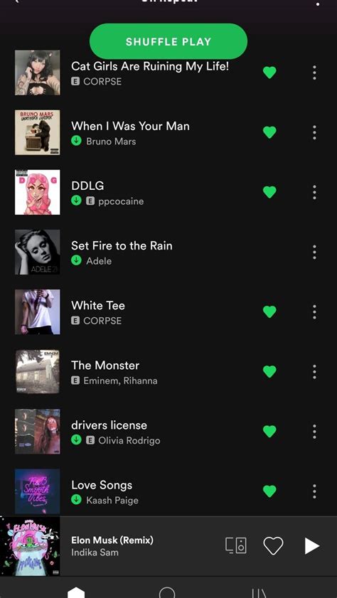 My Spotify On Repeat Logo In Pink And Blue Colors