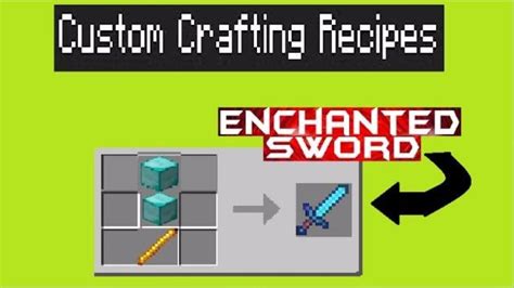 Custom Crafting Recipes Minecraft 1 9 Youtube