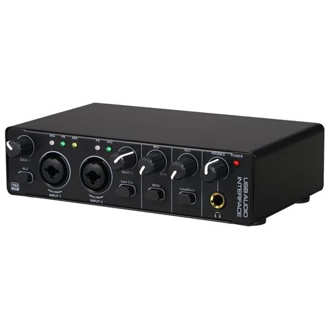 Usb Audio Interface Sound Card Rhm 2 In 2 Out Audio Interface Sound