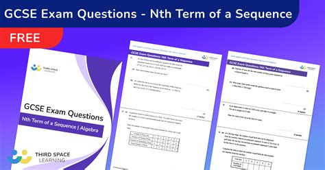 Nth Term Exam Questions Gcse Maths Free