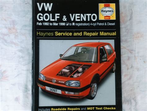 Vw Golf And Vento Workshop Manual Jpm5323393 Just Parts