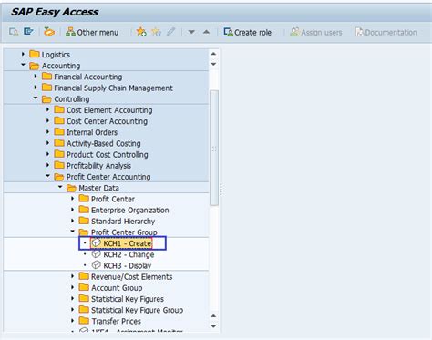 Sap Cca Profit Center