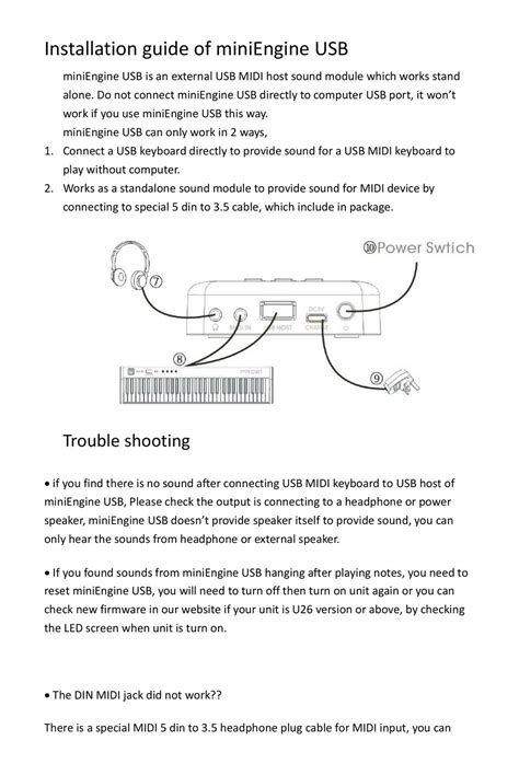 MIDIPLUS MINIENGINE USB INSTALLATION MANUAL Pdf Download ManualsLib