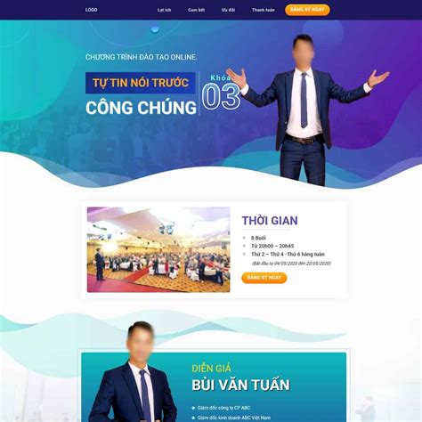 Source Code Theme Wordpress Landing Page Khóa Học Giao Tiếp 2025