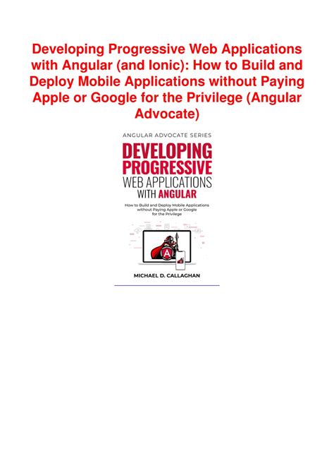 ppt book ️[read] ️ developing progressive web applications with