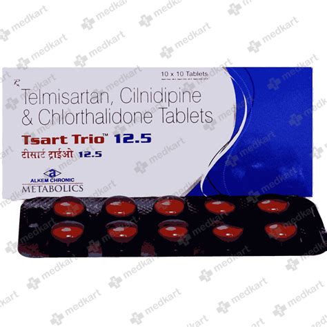 Tsart Trio 12 5mg Tablet 10s Price Composition And Generic