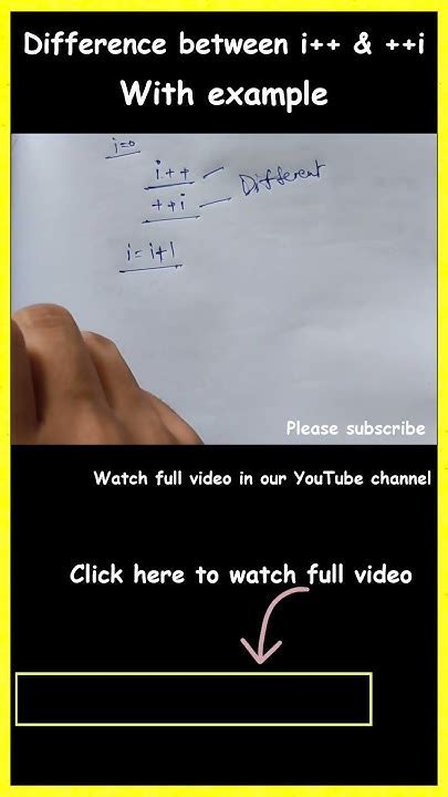 Tcs Interview Question Difference Between Pre Increment And Post