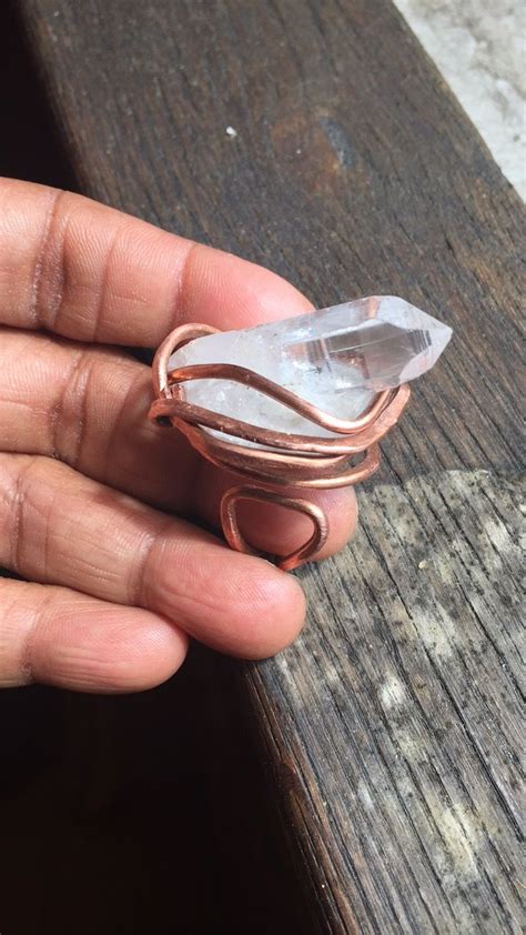 Quartz Statement Ring By Rework Creative Rings Statement Rings Silver Rings