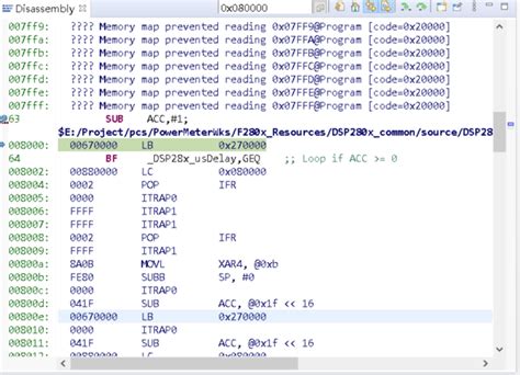 Compiler TMS320F2808 Compiled Code Malfunction C2000 Microcontrollers Forum C2000