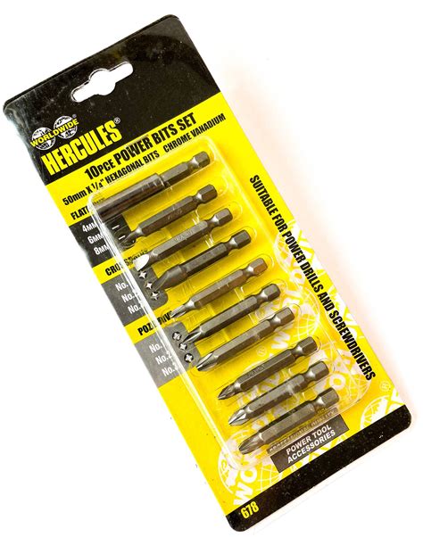 Power Bit Set Worldwide Tools