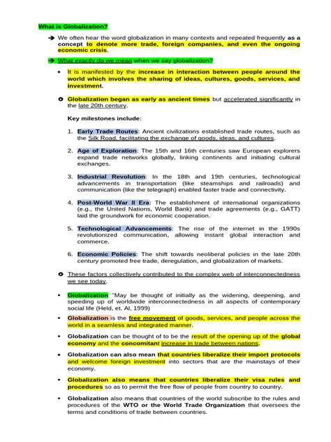 Globalization Meaning Types Importancehow It Works Concerns Pdf Globalization Market