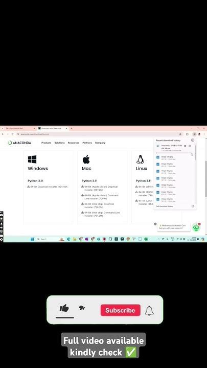 Install Anaconda Python Jupyter Notebook And Spyder On Windows Shorts